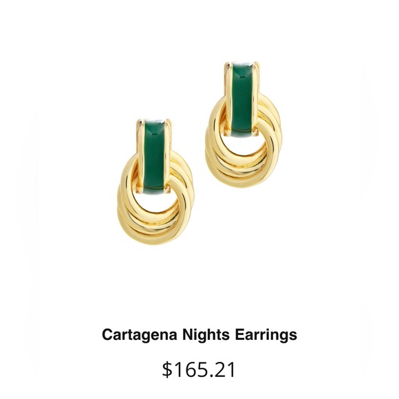 meme london | Jewelry | Emerald And Gold Earrings From Meme London ...